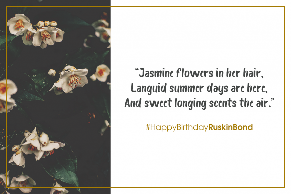 5 Times Ruskin Bond Made Us Fall in Love with Poems - All Over Again ...