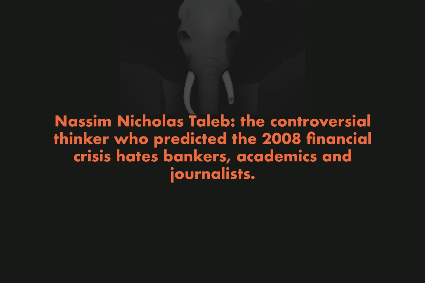 7 Things You Should Know About Nassim Nicholas Taleb - Penguin Random ...