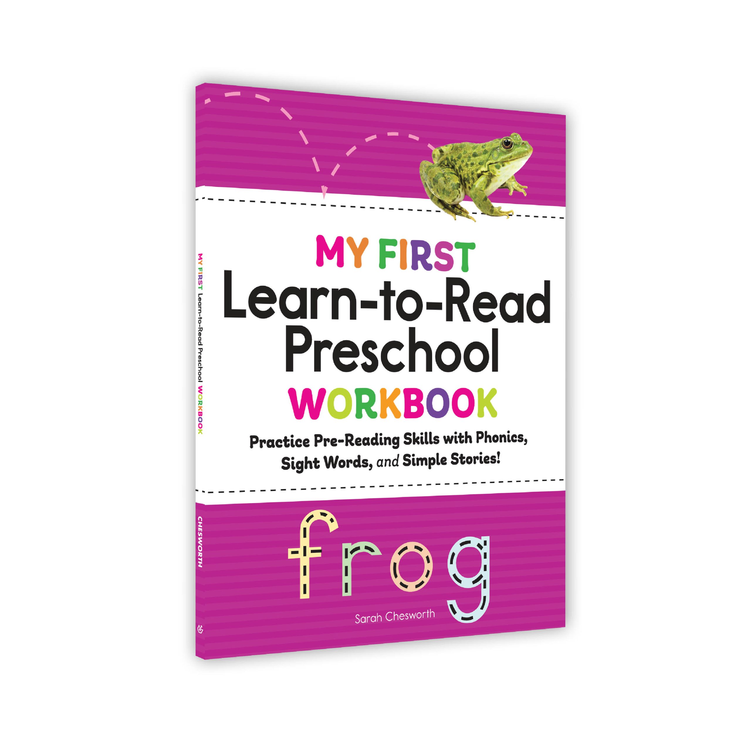 My First Learn-to-Read Preschool Workbook: Practice Pre-Reading Skills ...
